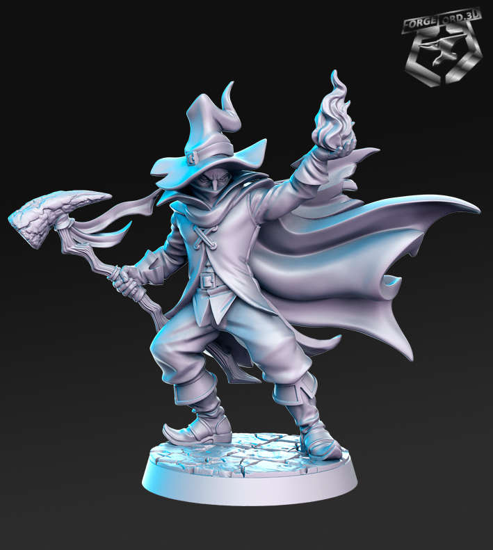 Nevin - ForgeLord.3D Fantasy Miniatures