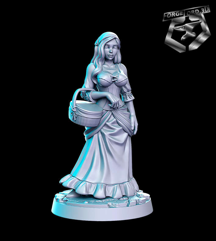 Alice - ForgeLord.3D Fantasy Miniatures