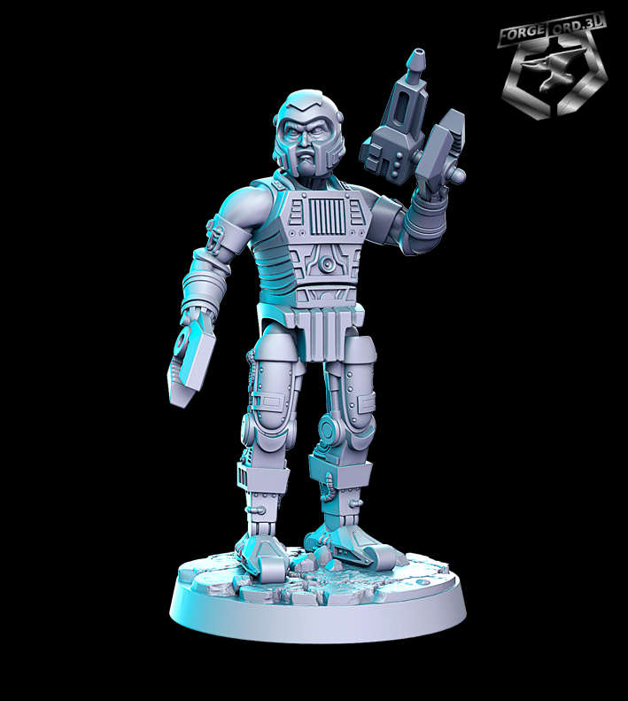 Polydroid #2 - ForgeLord.3D Fantasy Miniatures