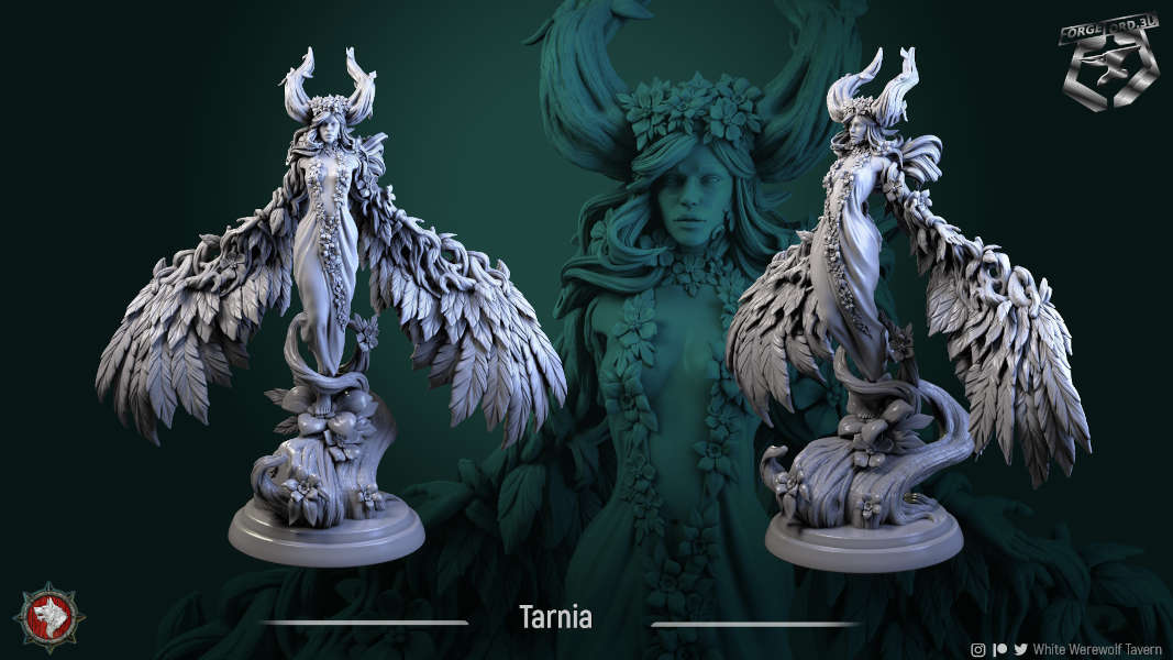 Tarnia, 32mm - ForgeLord.3D Fantasy Miniatures