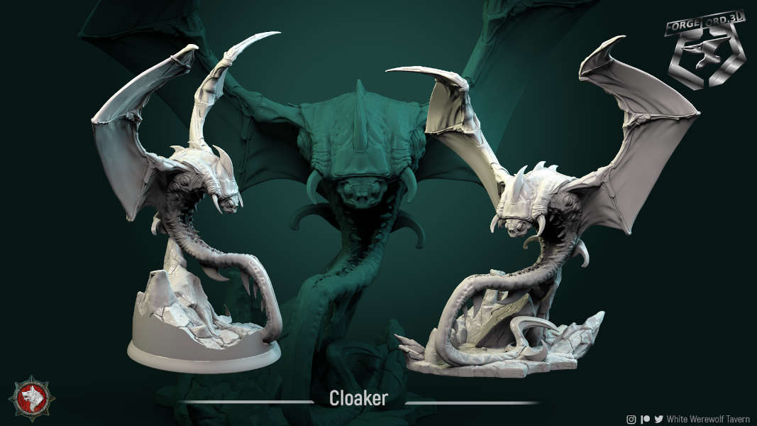 Cloaker - ForgeLord.3D Fantasy Miniatures