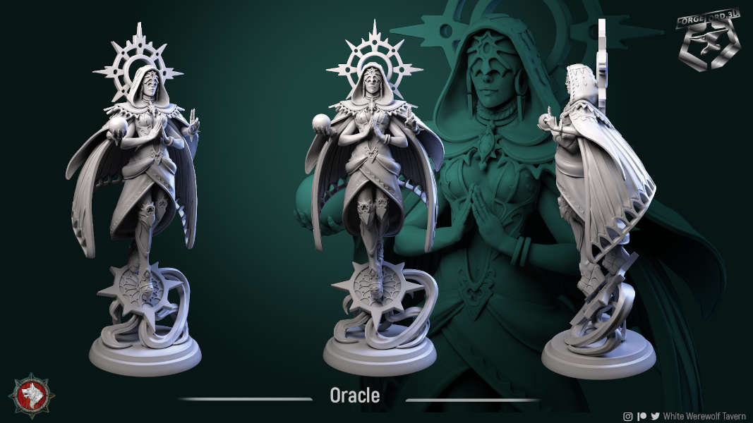 Oracle, statue 75mm - ForgeLord.3D Fantasy Miniatures