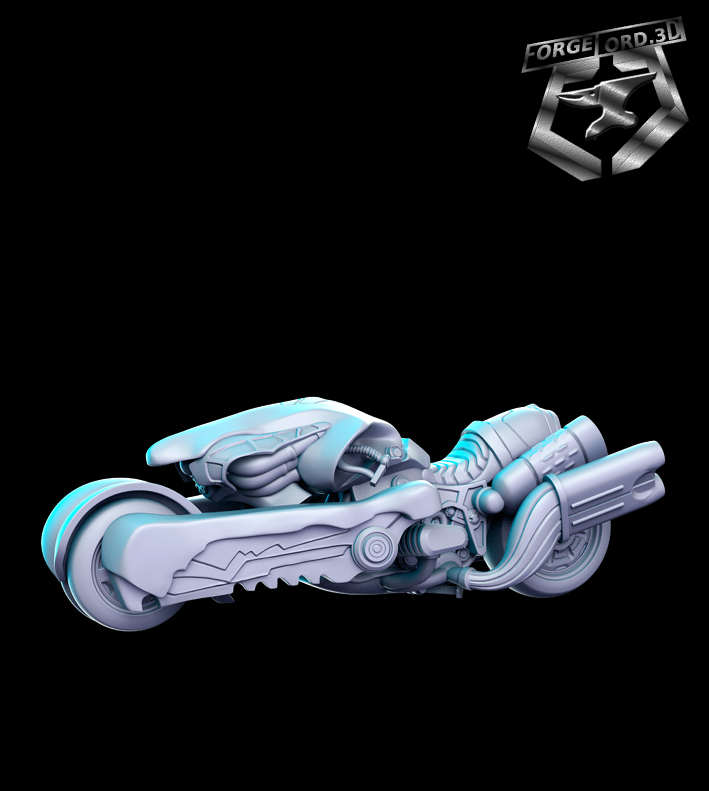 Fenrir Bike - ForgeLord.3D Fantasy Miniatures