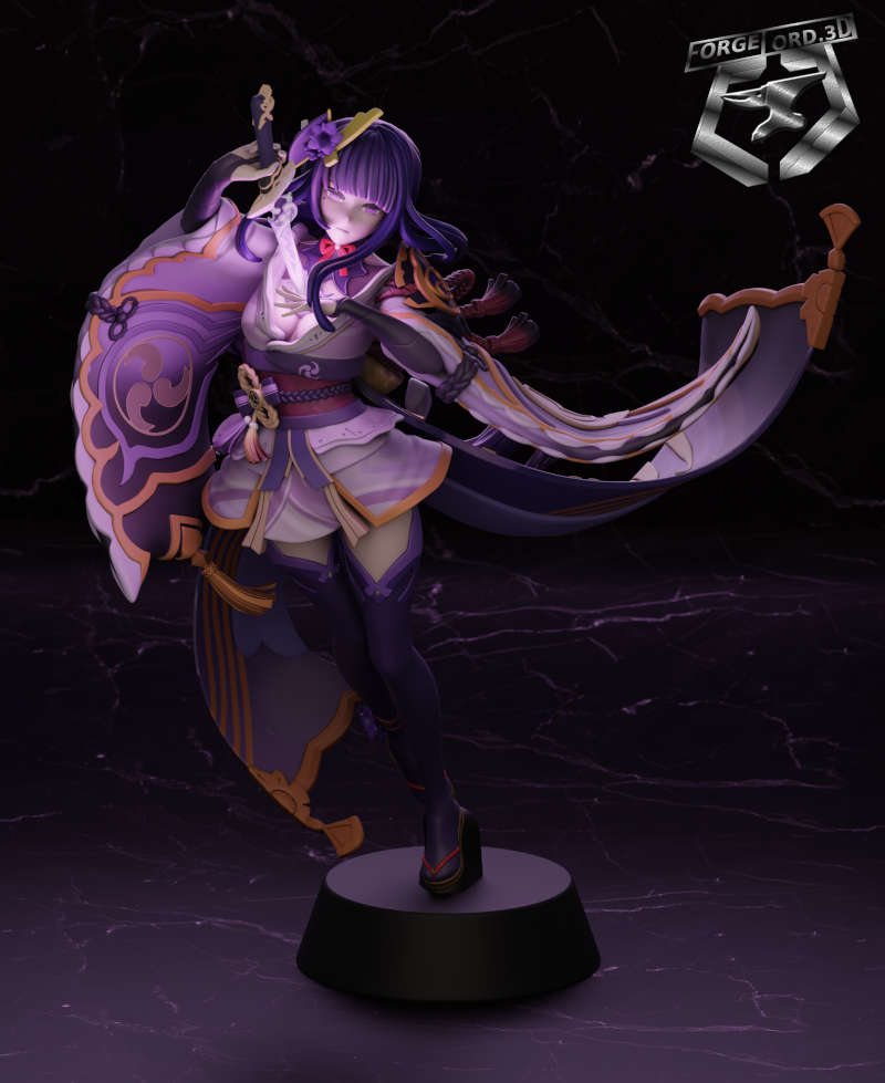 shogun, statue 75mm - ForgeLord.3D Fantasy Miniatures