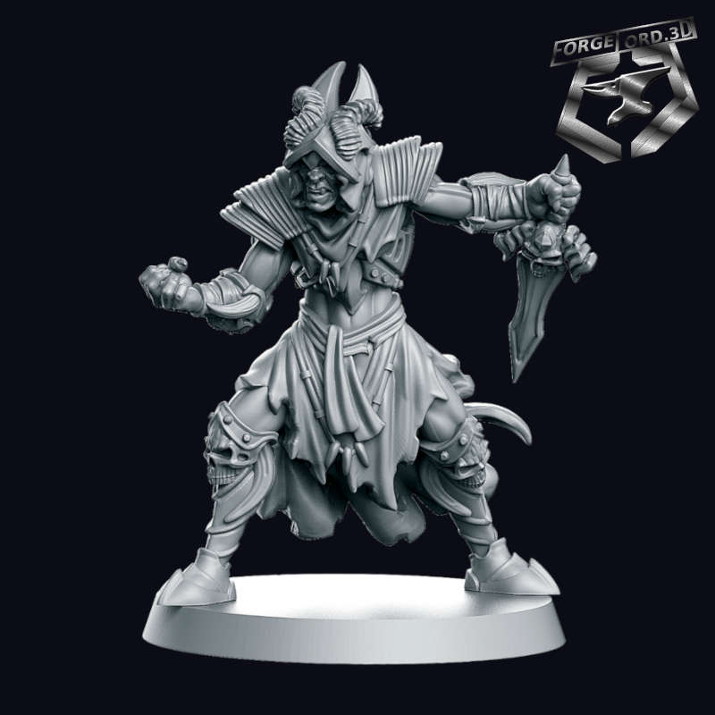 cultist - ForgeLord.3D Fantasy Miniatures