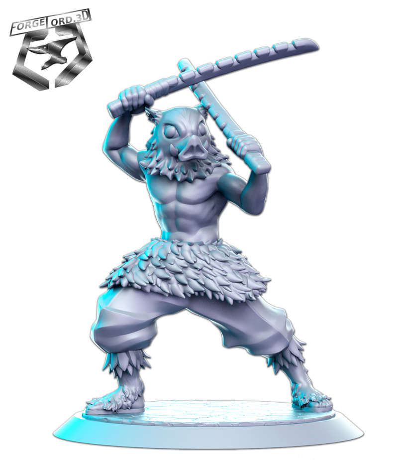 Inosuke - ForgeLord.3D Fantasy Miniatures