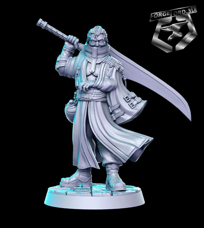 Auron - ForgeLord.3D Fantasy Miniatures