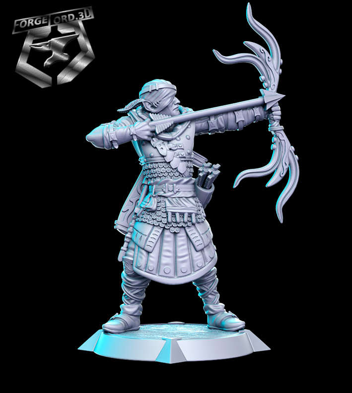 Iorweth - ForgeLord.3D Fantasy Miniatures