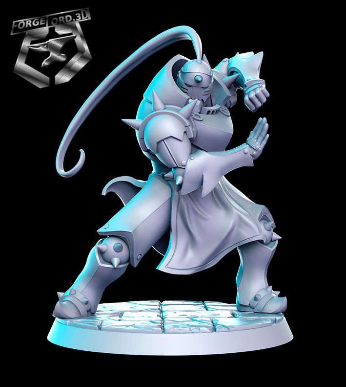 Alphonse, statue 75mm - ForgeLord.3D Fantasy Miniatures
