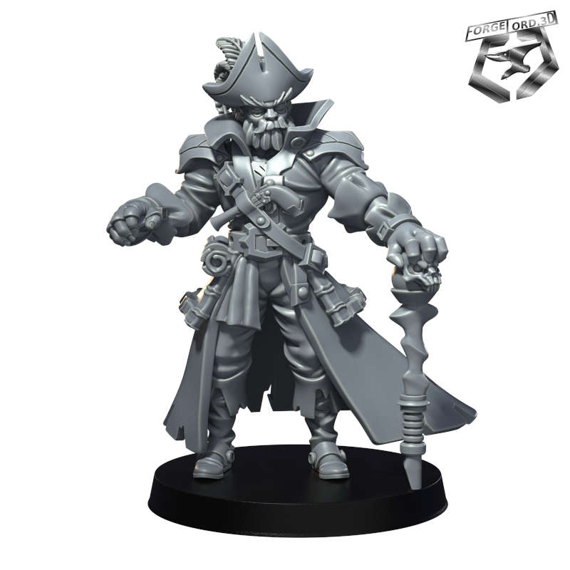 Blackbeard - ForgeLord.3D Fantasy Miniatures