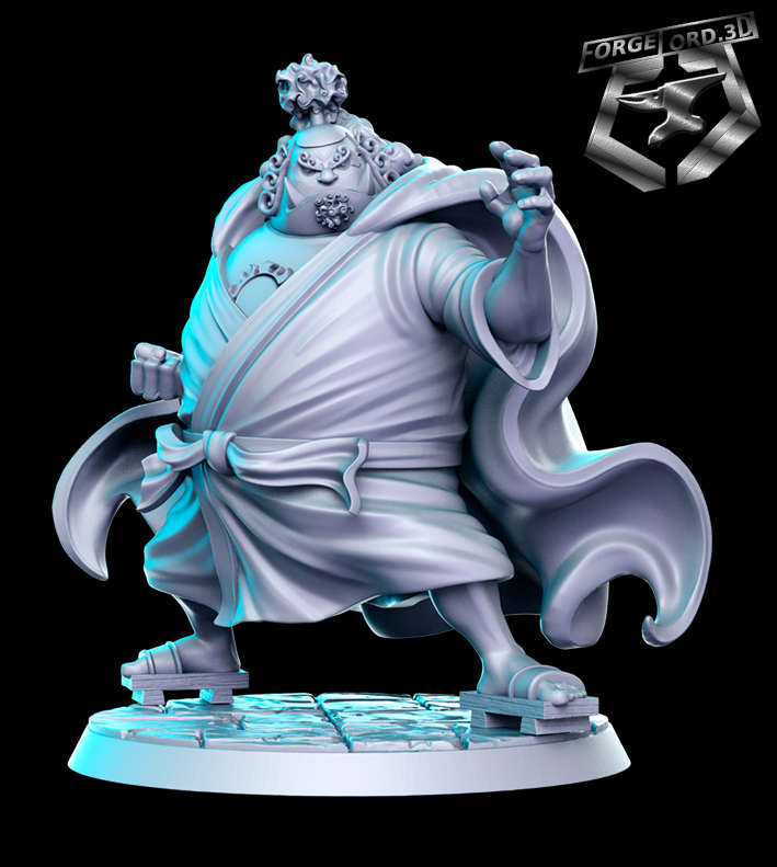 Jinbe, statue 75mm - ForgeLord.3D Fantasy Miniatures