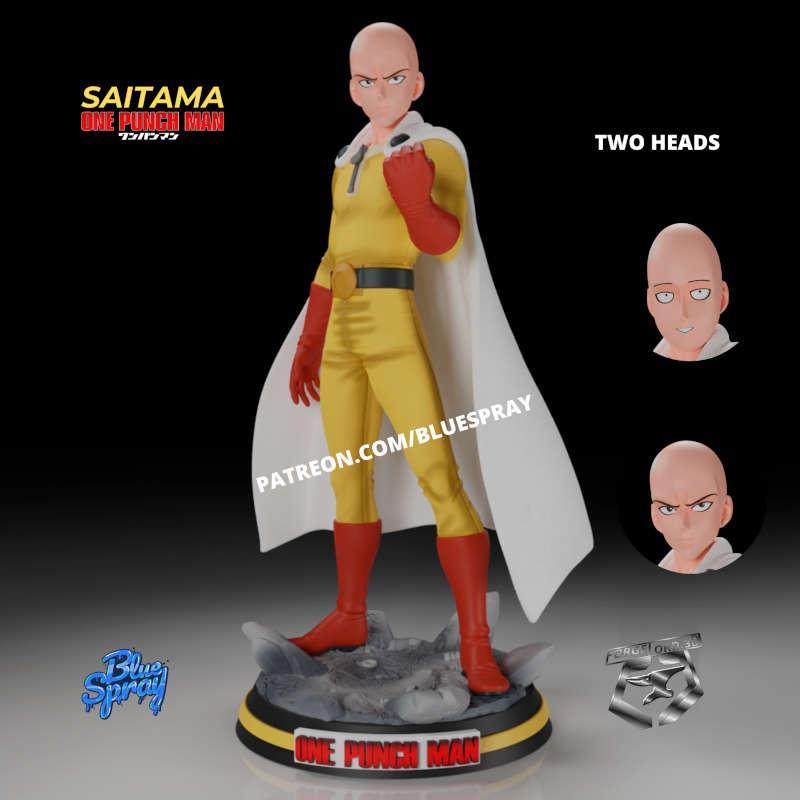 Saitama , statue 1/10 - ForgeLord.3D Fantasy Miniatures