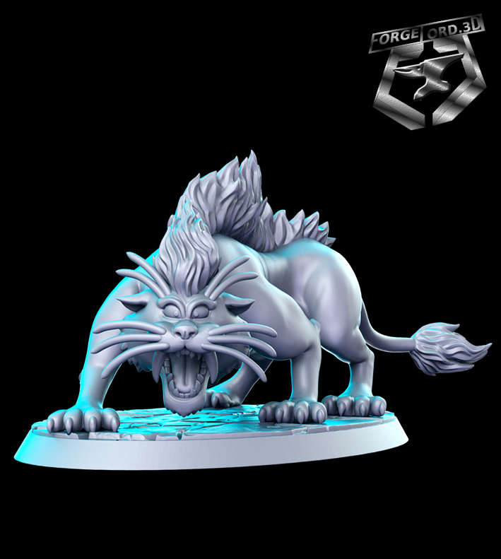 Big Cat DQ - ForgeLord.3D Fantasy Miniatures
