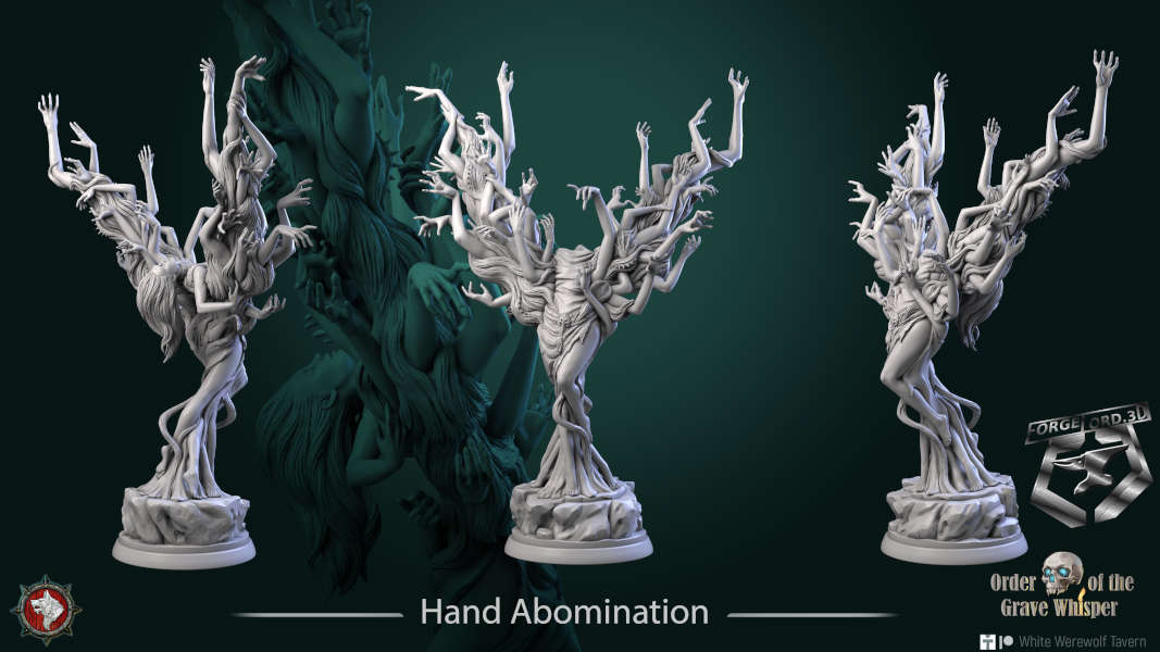 Hand Abomination - ForgeLord.3D Fantasy Miniatures