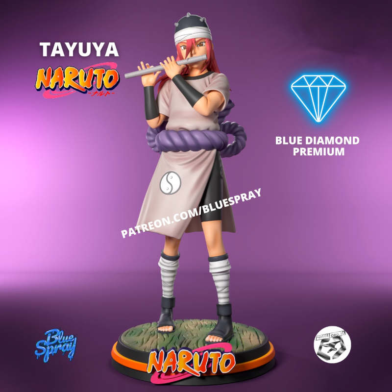 Tayuya, statue 1/10 - ForgeLord.3D Fantasy Miniatures