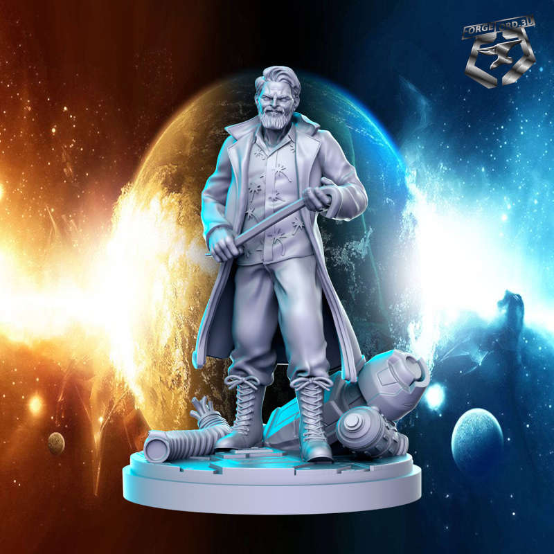 Billy Butcher, Statue 75mm - ForgeLord.3D Fantasy Miniatures