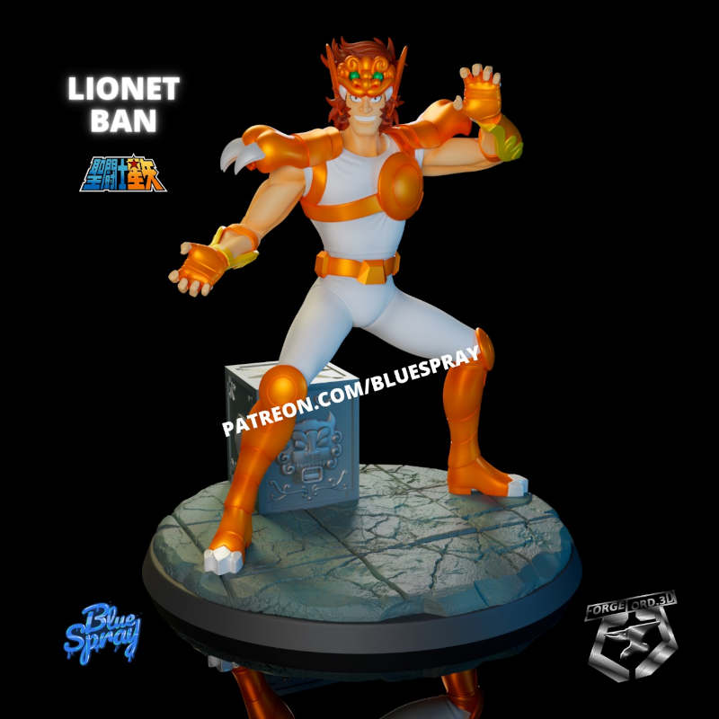 Lionet Ban, statue 1/10 - ForgeLord.3D Fantasy Miniatures
