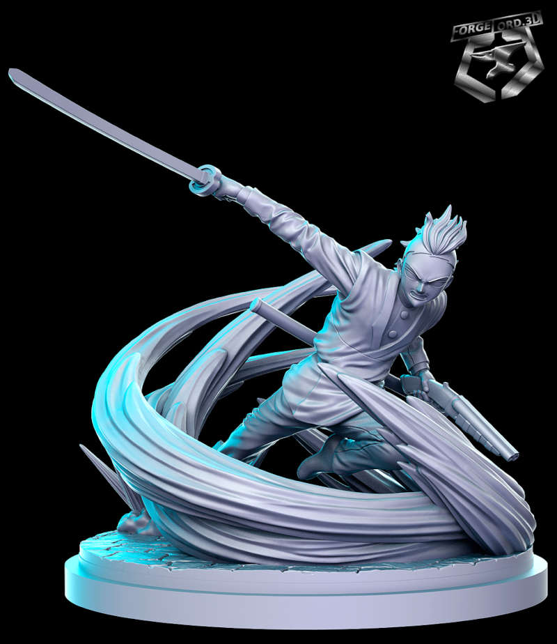 Genya, statue 75mm - ForgeLord.3D Fantasy Miniatures