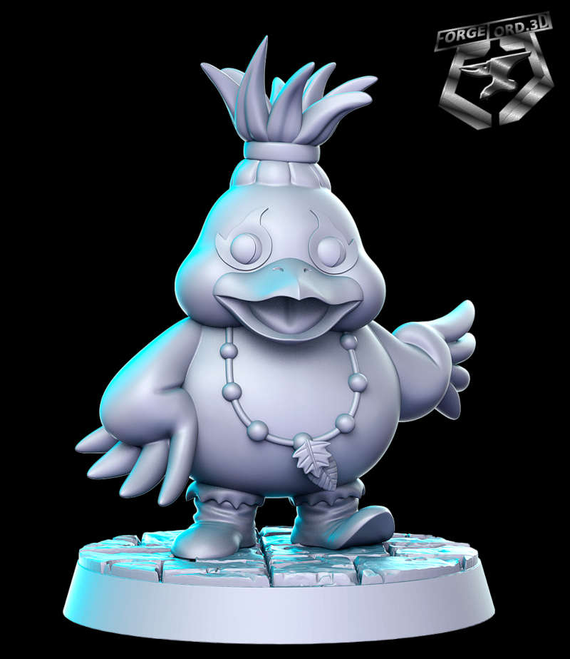 Funky Bird - ForgeLord.3D Fantasy Miniatures
