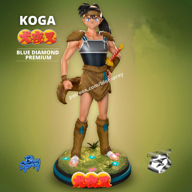Koga, statue 1/10 - ForgeLord.3D Fantasy Miniatures