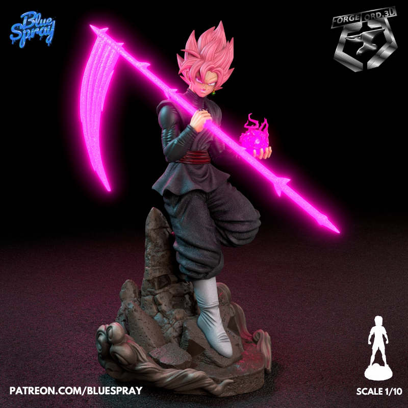 Goku Black, statue 1/10 - ForgeLord.3D Fantasy Miniatures