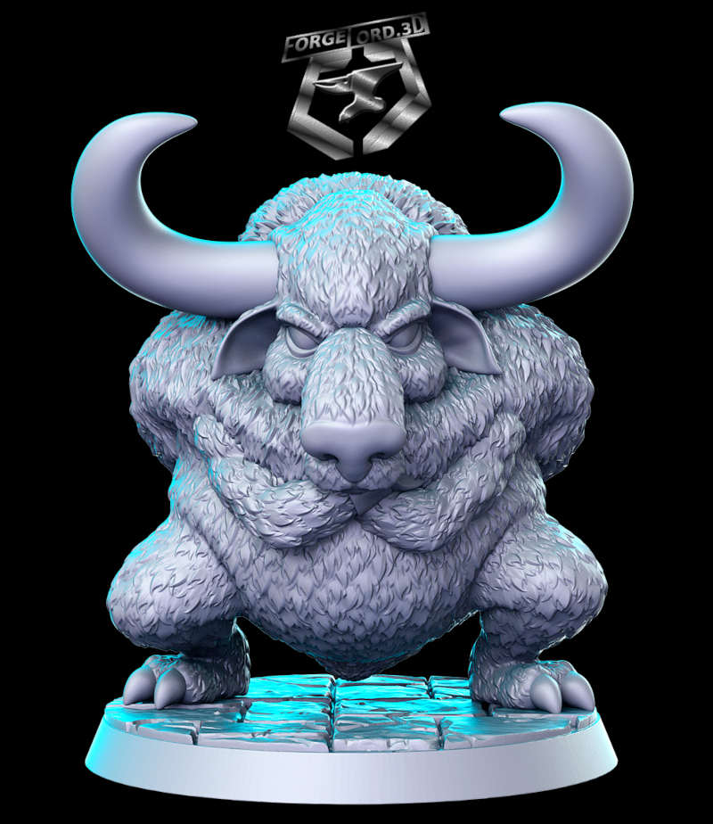 Damned Ram - ForgeLord.3D Fantasy Miniatures