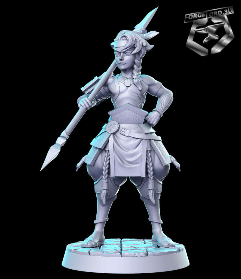 Spearman - ForgeLord.3D Fantasy Miniatures