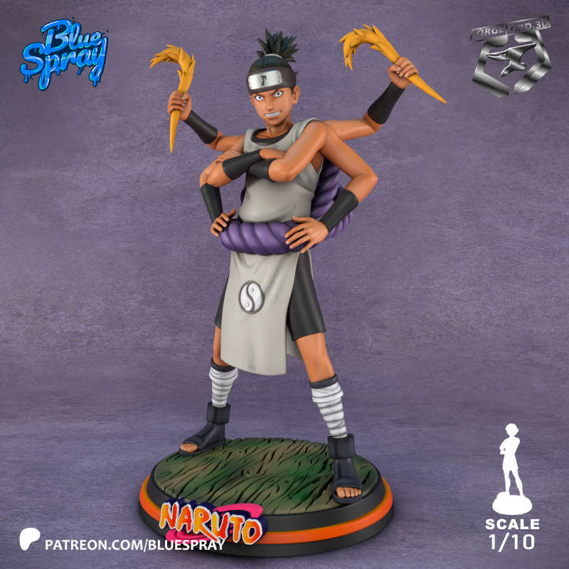 Kidomaru, statue 1/10 - ForgeLord.3D Fantasy Miniatures