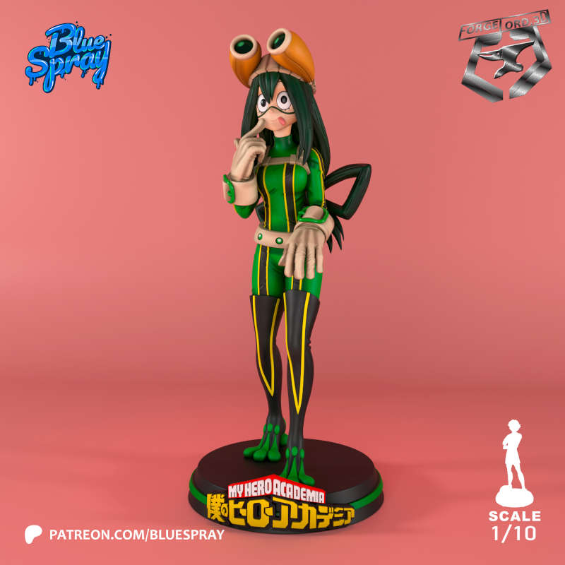 Froppy, statue 1/10 - ForgeLord.3D Fantasy Miniatures