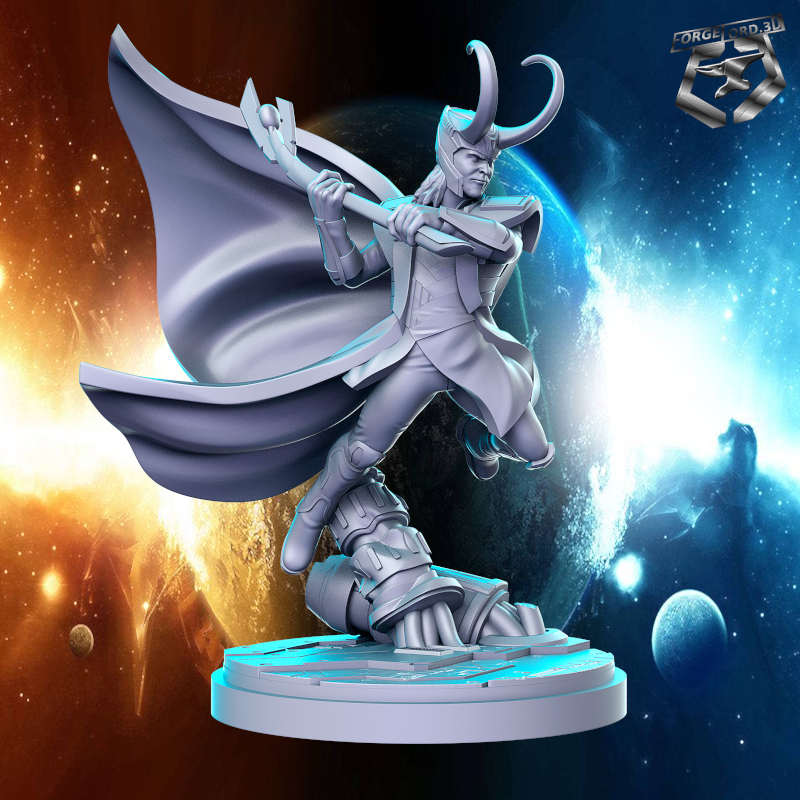 Loki - ForgeLord.3D Fantasy Miniatures