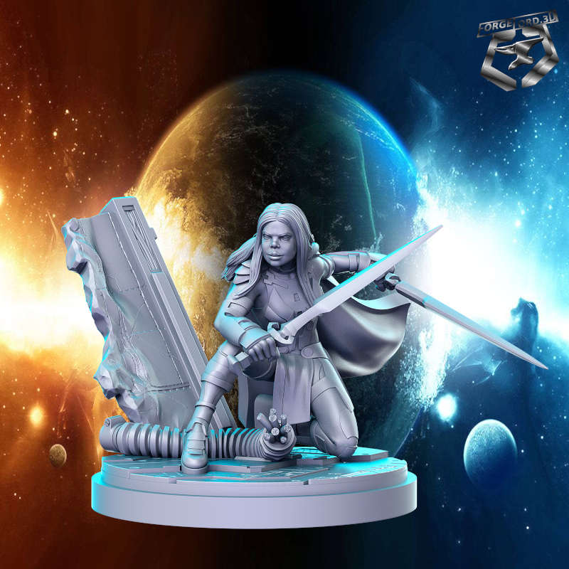 Valkyrie - ForgeLord.3D Fantasy Miniatures
