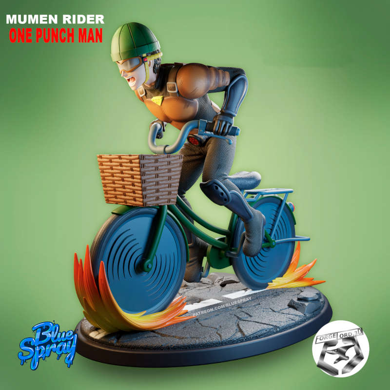 Mumen Rider, statue 1/10 - ForgeLord.3D Fantasy Miniatures